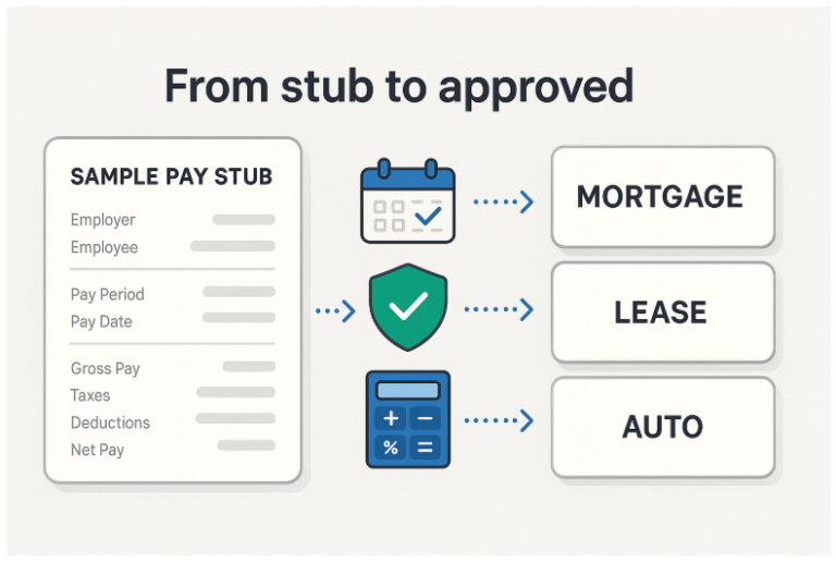 How to Use a Pay Stub as Proof of Income and the Fastest Way to ...